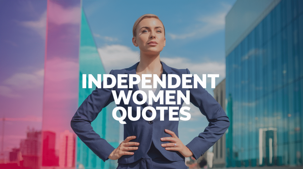 125 Empowering Quotes for Independent Women - The Classy Chapter