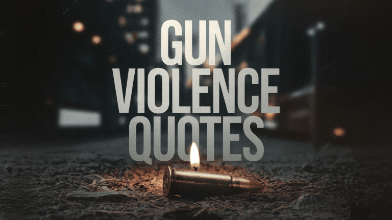 66 Quotes on Gun Violence: Voices of Change - The Classy Chapter