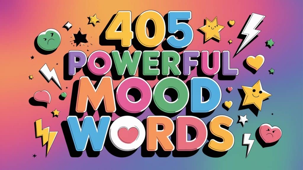 405 Powerful Mood Words to Enhance Your Writing - The Classy Chapter
