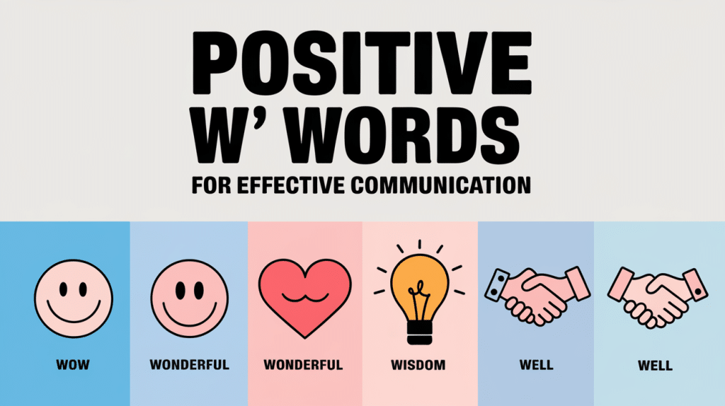 408 Positive Words That Start With W To Brighten Your Day ...