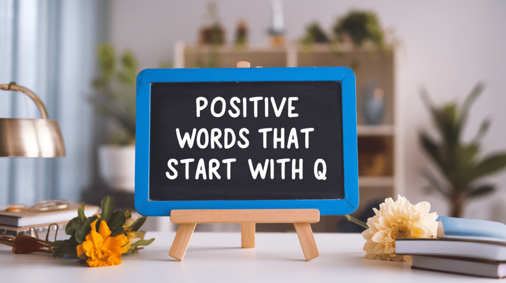 202 Positive Words That Start With Q To Brighten Your Day - The Classy ...