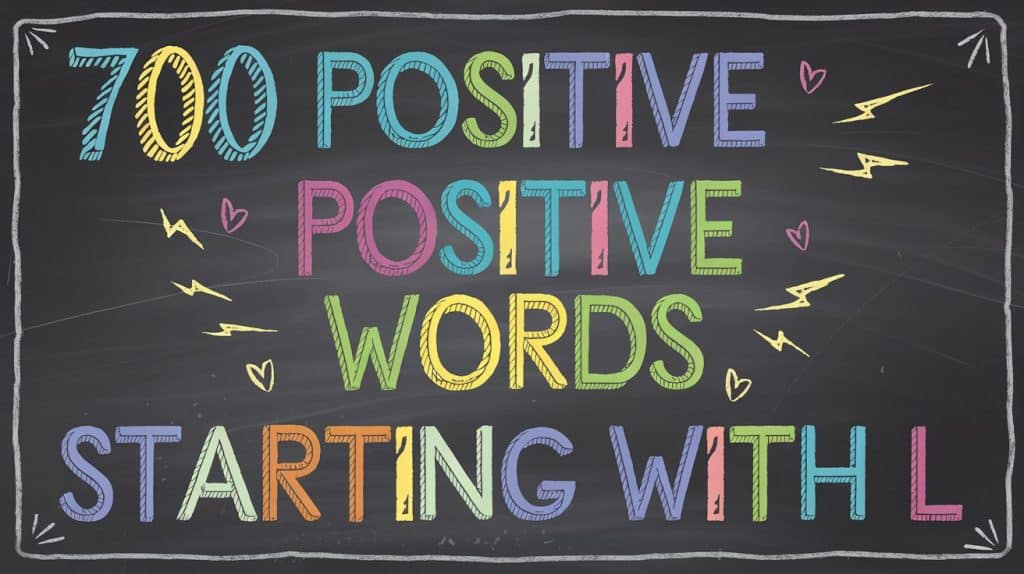 700 Positive Words That Start With L To Brighten Your Day - The Classy ...