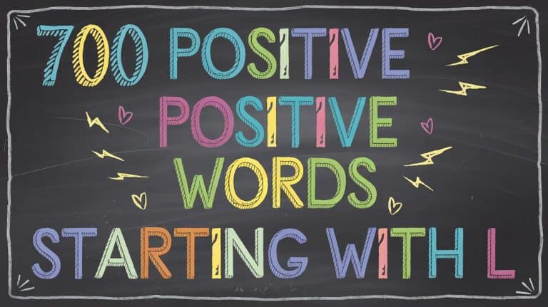 700 Positive Words That Start With L To Brighten Your Day - The Classy ...