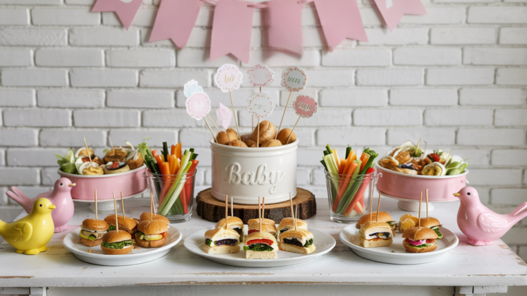 50 Simple Baby Shower Appetizers Ideas Everyone Will Love - The Classy ...